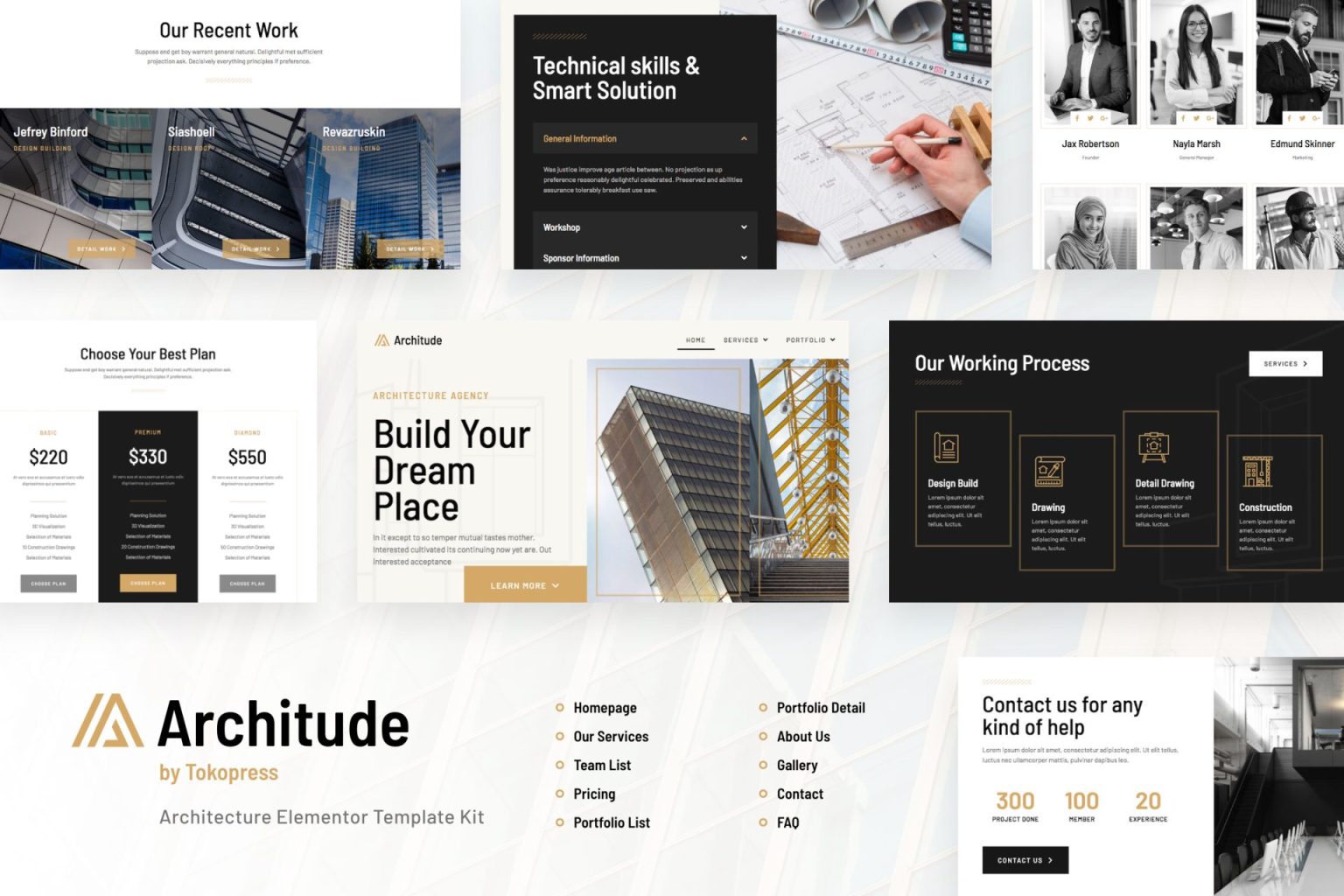 Architude - Architecture Agency & Interior Design Elementor Template ...